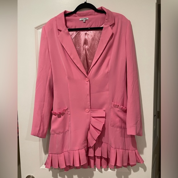 Fashion Nova | Dresses | Fashion Nova Ruffle Blazer Dress | Poshmark